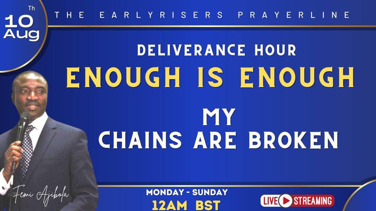 DELIVERANCE HOUR | MY CHAINS ARE BROKEN | 10||08||23 - YouTube