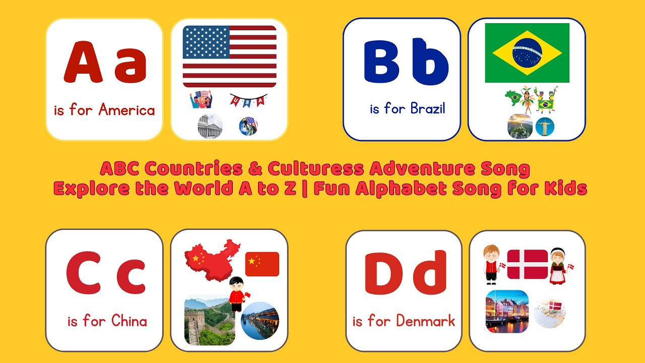 ABC Countries & Culturess Adventure Song | Explore the World A to Z ...