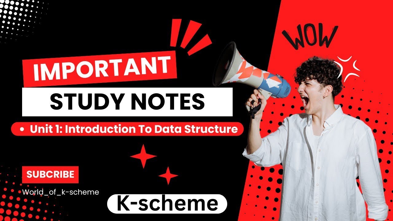 Essential Data Structures Using C Key Notes For Msbte K Scheme Imp Notes Dsu Youtube
