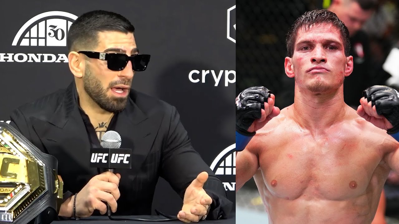 Ilia Topuria blasts Movsar Evloev “Maybe he can fight with his Dad ...