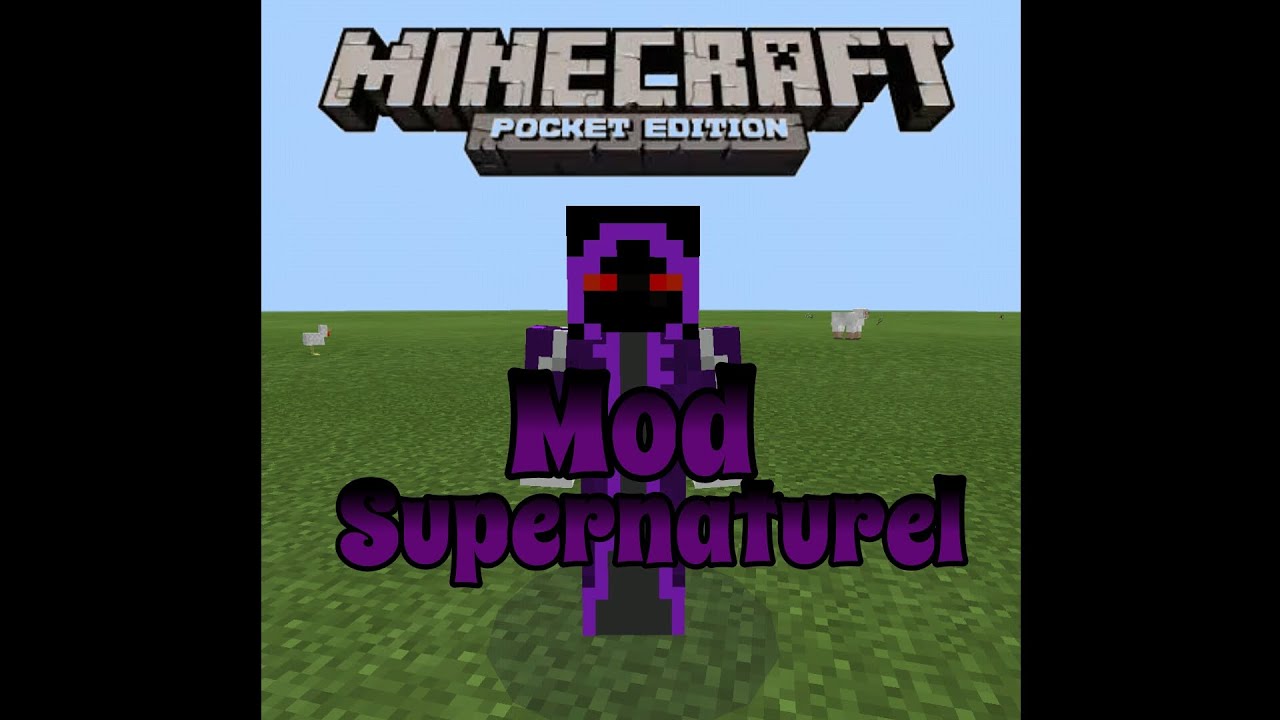 Supernatural-mod-Minecraft Pocket Édition - YouTube
