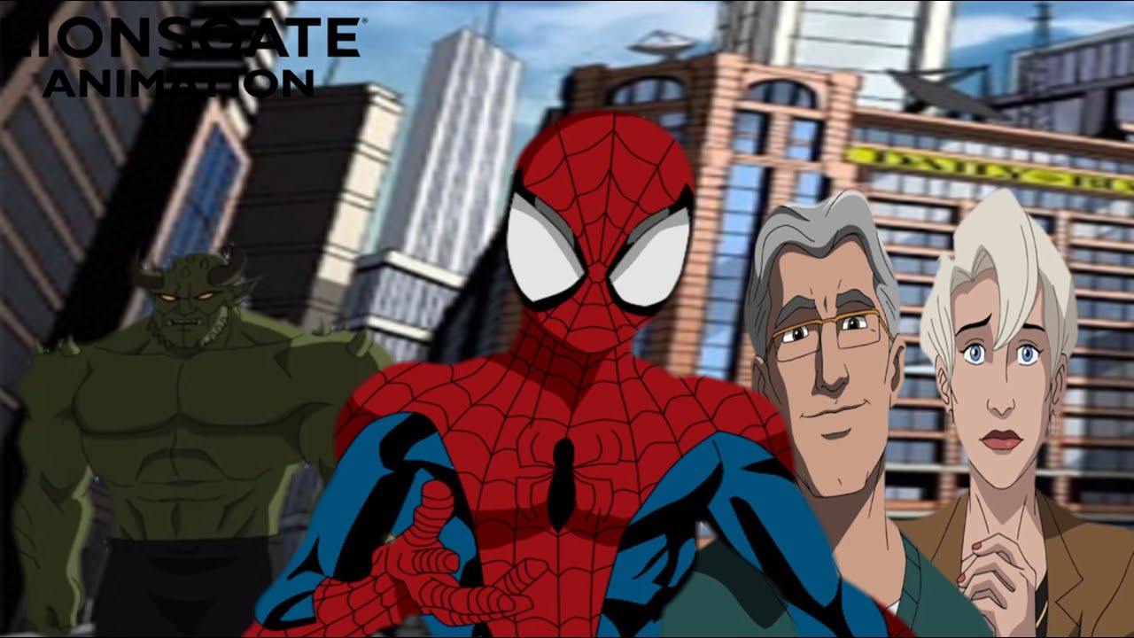 MARVEL Ultimate spider-man (the movie) 2014 Lionsgate animation Intro ...