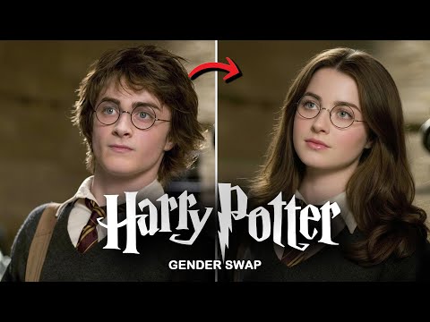 Hogwarts Gender Reversal 😱 | Harry, Ron, Hermione & Draco AI Transformed!