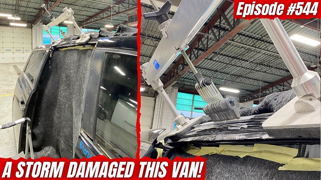 A Storm Damaged This Van! - YouTube