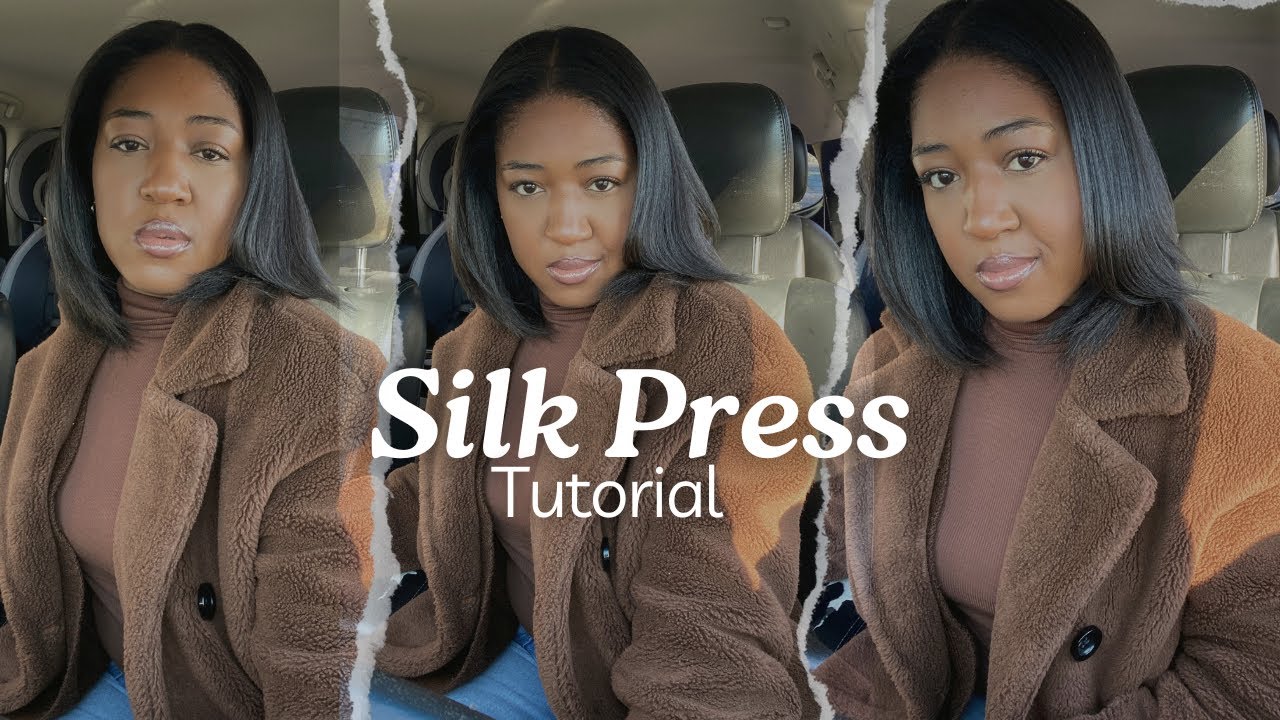 Salon Quality Silk Press At Home | How To Silk Press Natural Hair ...