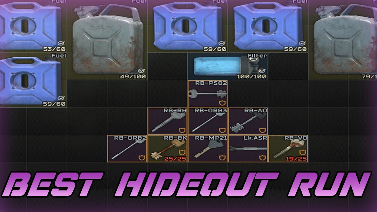 BEST HIDEOUT SCAV RUN (100K-200K+ PER RUN) - YouTube