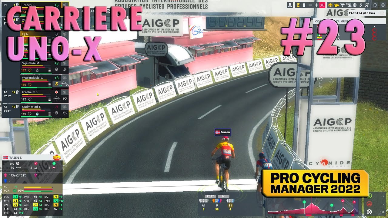 PRO CYCLING MANAGER 2022 | #23 CARRIERE UNO-X | PREMIERE SEMAINE DU ...