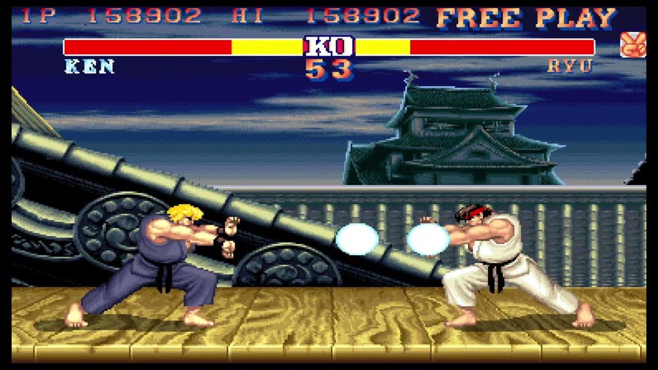 Street Fighter 2 Champion Edition Arcade ibm Game Difficulty 1234567 (8) - YouTube