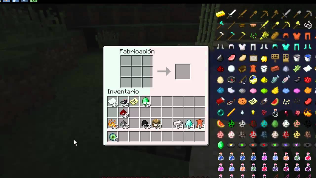 como crear todos los crafteos de minecraft 1.3.1 parte 5 - YouTube