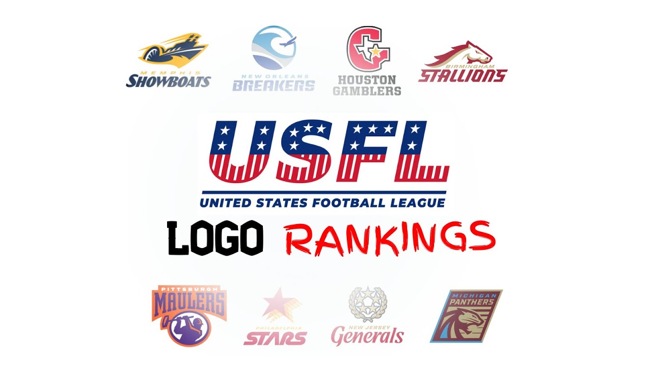 RANKINGS ALL 2023 USFL LOGOS - YouTube