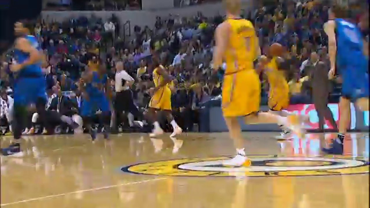 C.J. Miles Dunks on JaVale McGee - YouTube