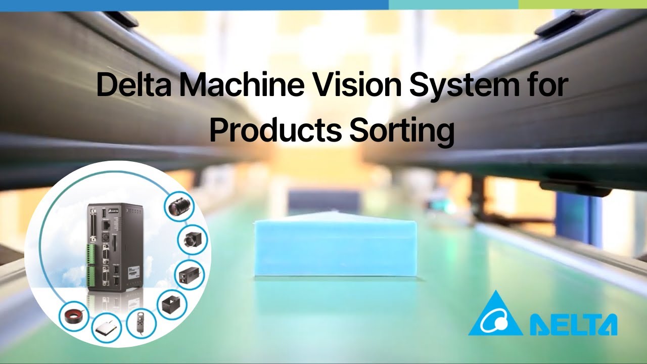 Delta Machine Vision System for Products Sorting - YouTube