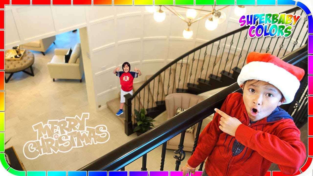 I Found A Secret Portal To RYAN'S WORLD House For Christmas, Kids ...