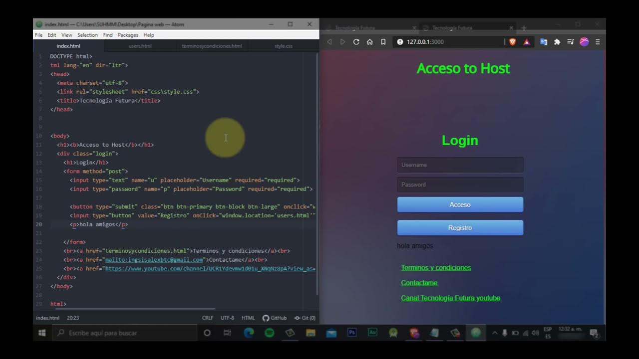 Atom Editor de Código EXCELENTE PARA TUS PAGINAS WEB - YouTube