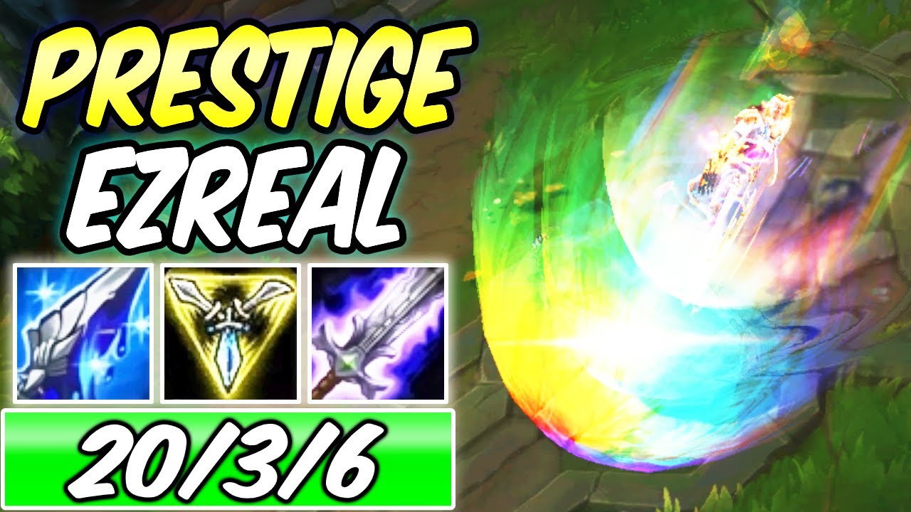 PSYOPS EZREAL PRESTIGE EDITION INSANE S+ MID GAMEPLAY | 45% CDR Build ...