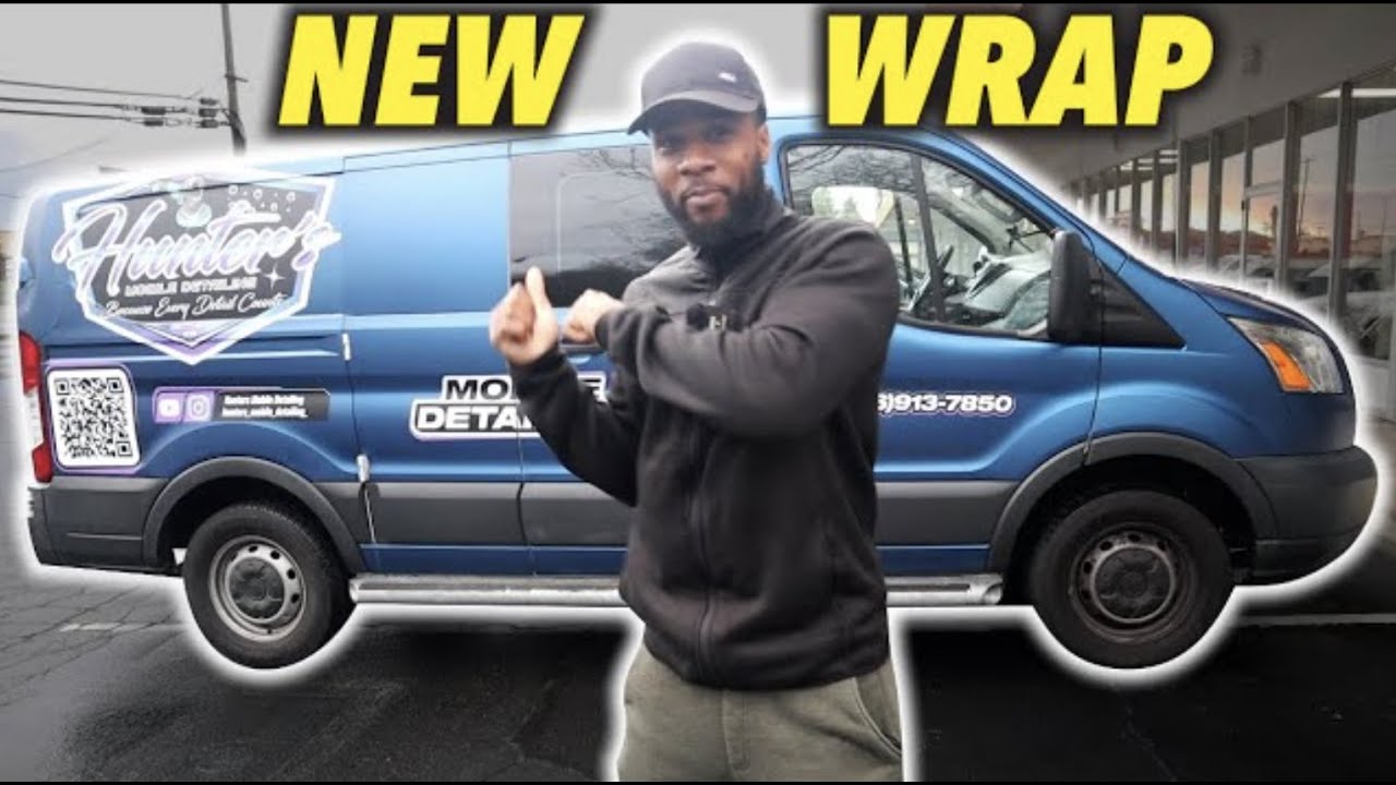 Why I Got A New Detailing Van Wrap - Hunter's Mobile Detailing - YouTube