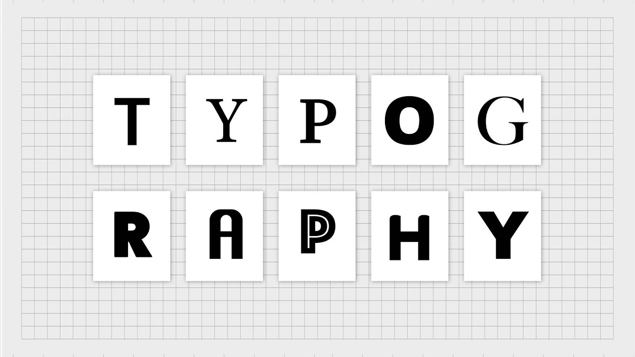 The ULTIMATE Guide To Typography For Beginners - Typography 101 - YouTube