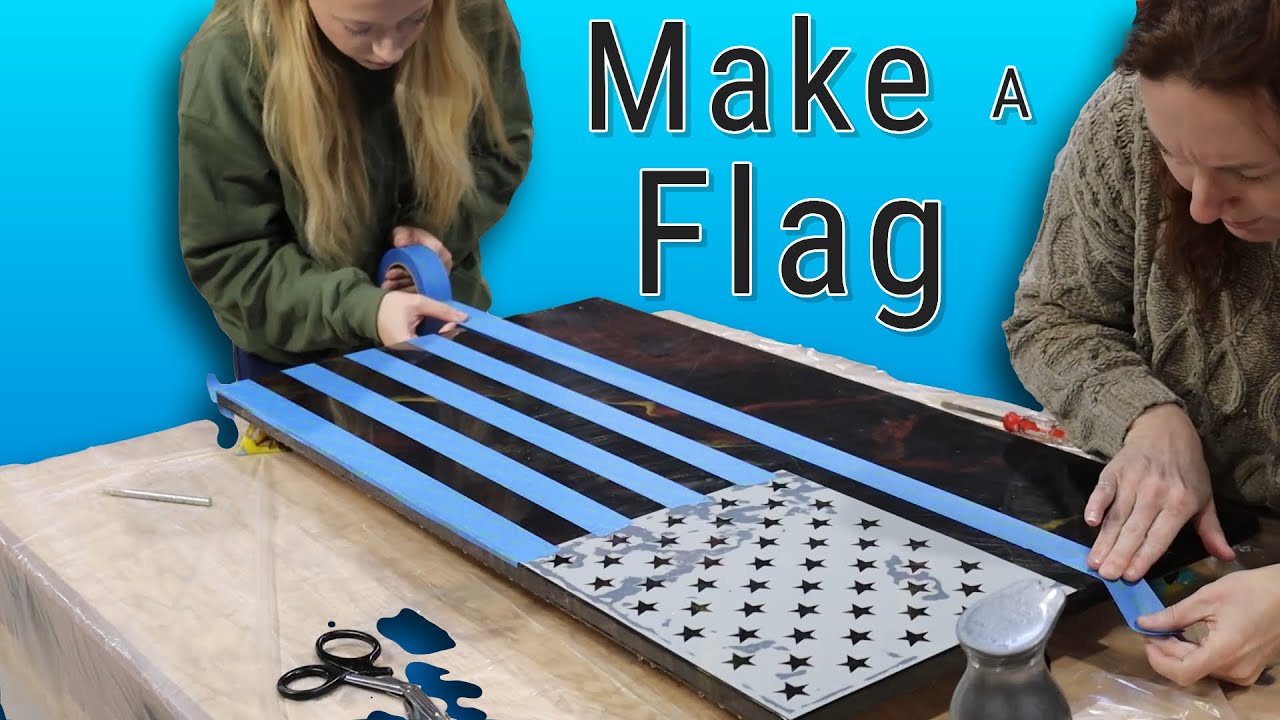 How to Make an Epoxy Flag | Stone Coat Epoxy - YouTube