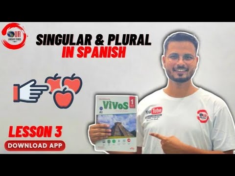 Lesson 3- singular and plural in Spanish - YouTube