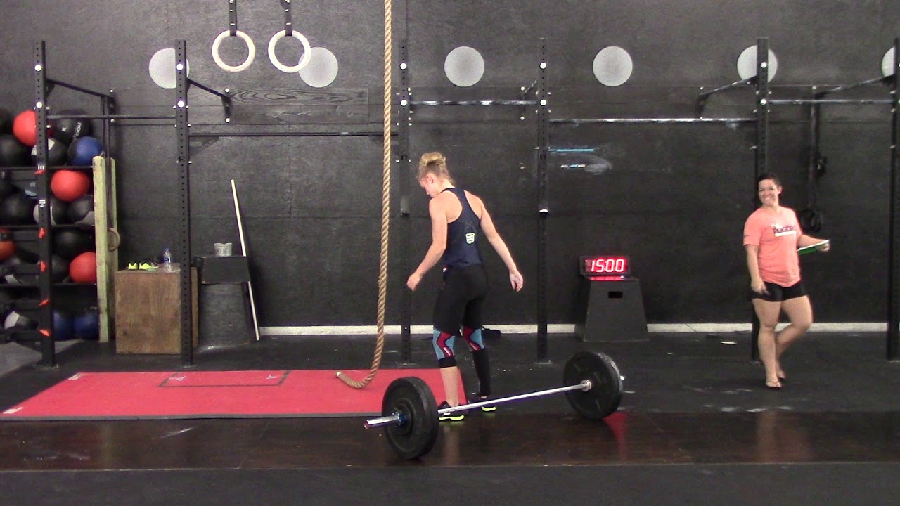Chloe Smith Qualifier Wod no. 1 - YouTube