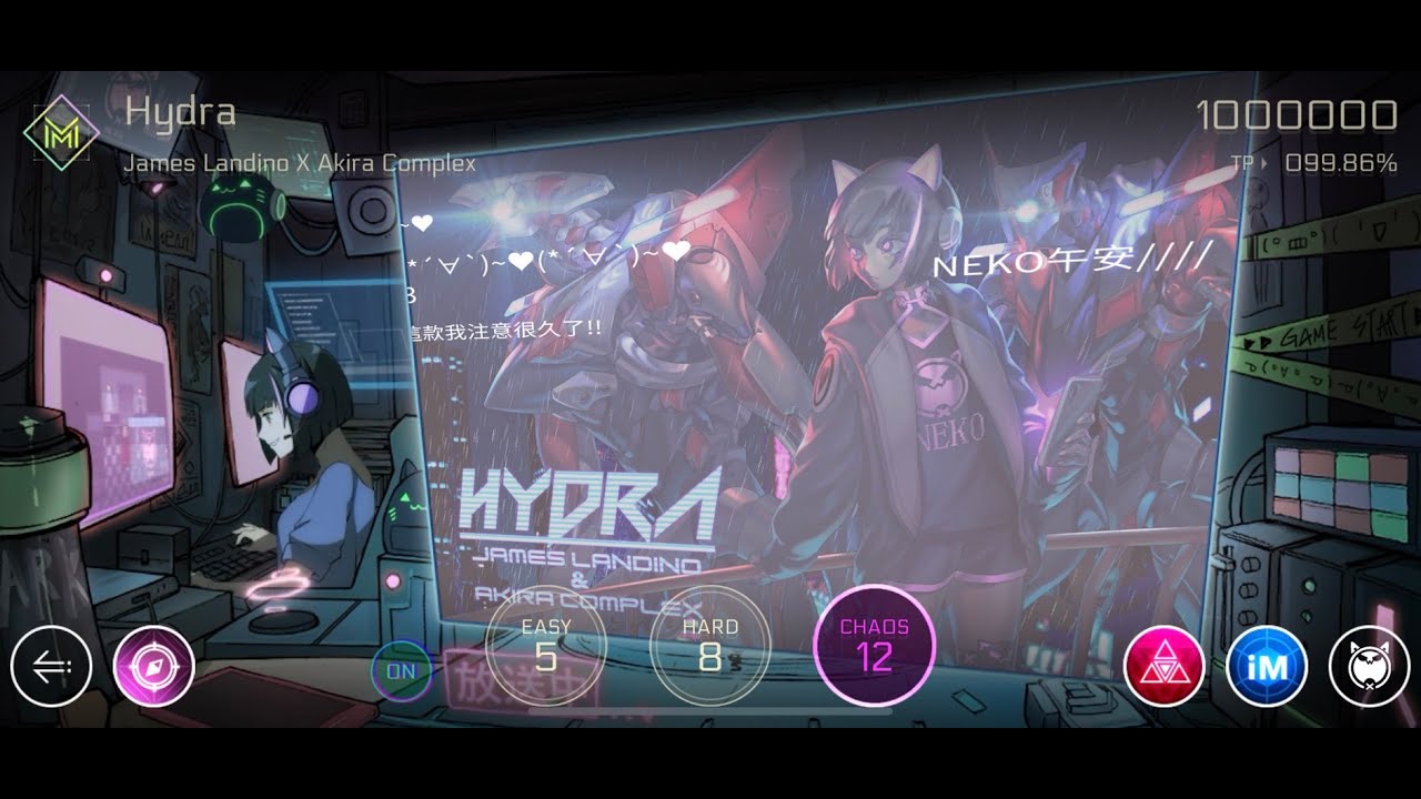 [Cytus II手元] Hydra [Chaos 12] MM TP99.86 +Glitch 15 - YouTube