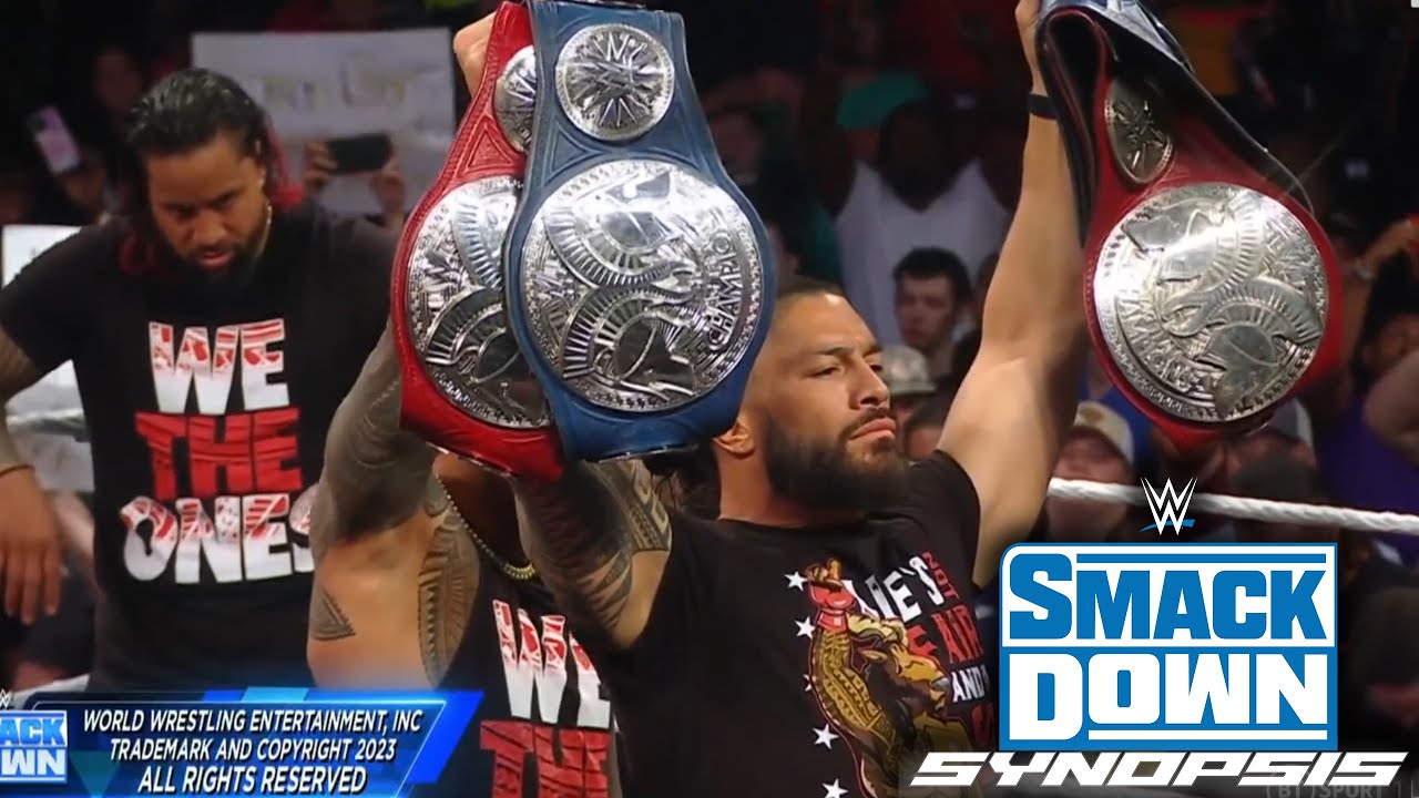 ROMAN REIGNS 1000 DAYS AS CHAMPION - SMACKDOWN SYNOPSIS MAY 26TH 2023 ...