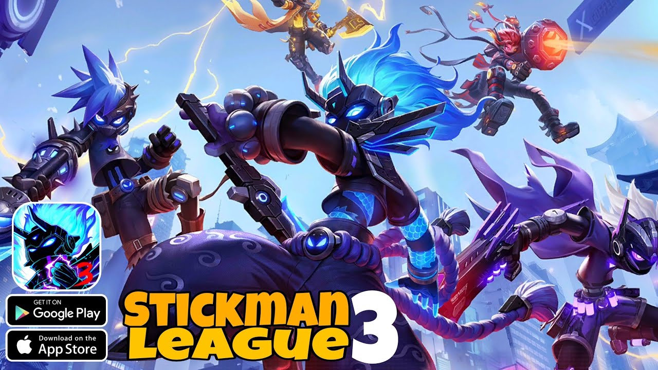 🔴 Stickman League 3 gameplay - action adventure mobile game android iOS ...
