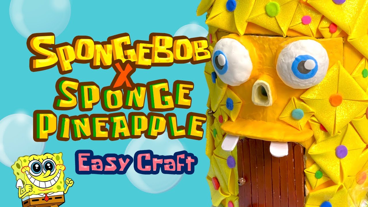 DIY Spongebob-Pineapple Fusion Dollhouse: Craft & Smile! - YouTube