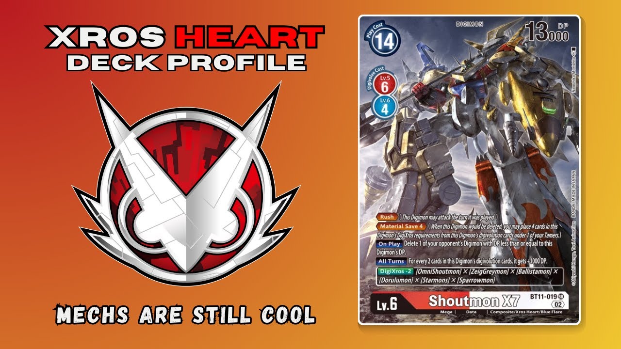 BT17 Xros Heart Deck Profile | Digimon Card Game - YouTube