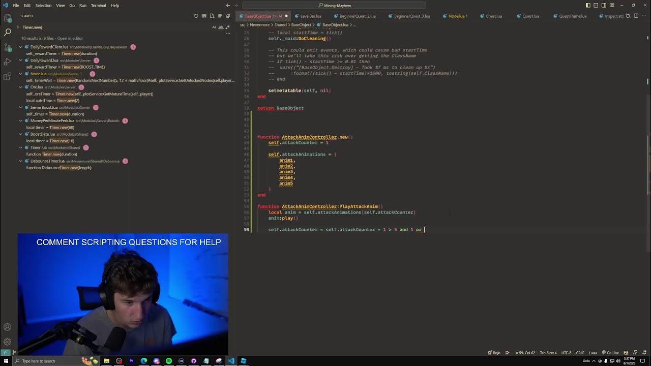 ANSWERING ROBLOX SCRIPTING QUESTIONS LIVE - YouTube