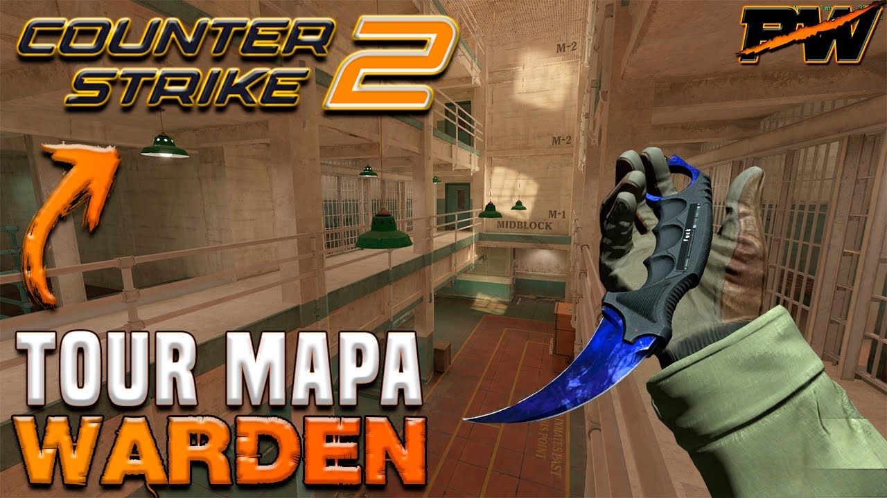 WARDEN // Um MAPA de CS2 na PRISÃO ABANDONADA com Ângulos MAROTOS e ...