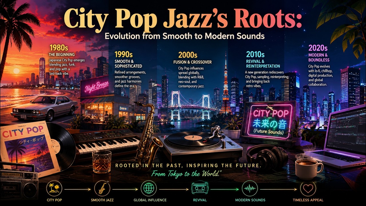 【Pop Jazz 】City Pop Jazz's Roots: Evolution from Smooth to Modern ...