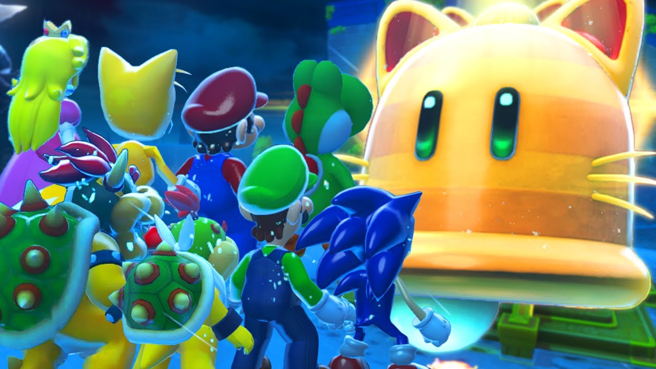 What happens when All Characters collect the Giga Bell in Bowser's Fury ...