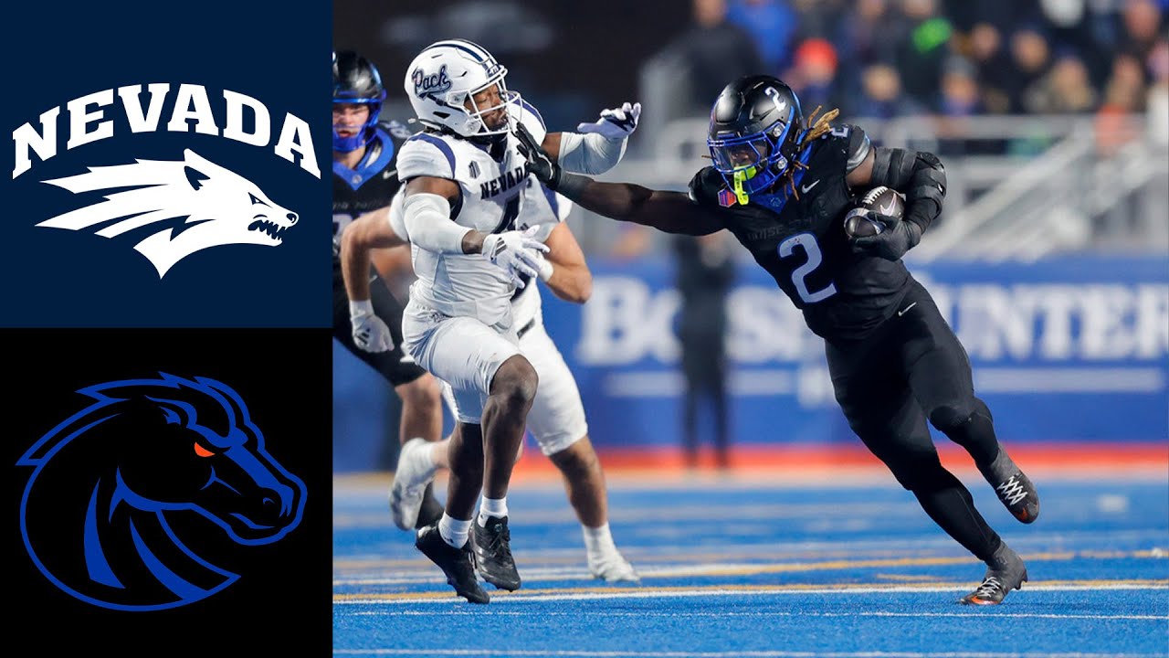 #12 Boise State vs Nevada 2024 Highlights - YouTube