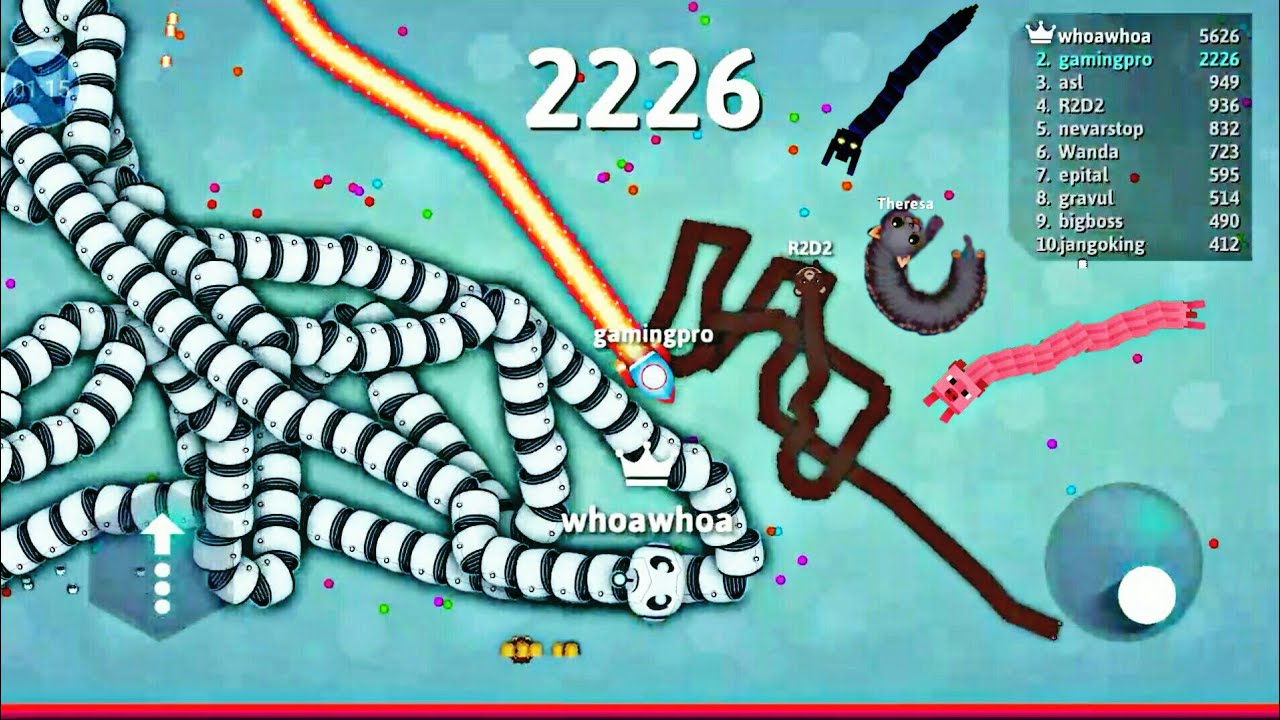 Epic Snake Io Gameplay! Top 1 Snake Io 🐍 The Map Snake Game #snakeio #ikilled godofsnake # ...