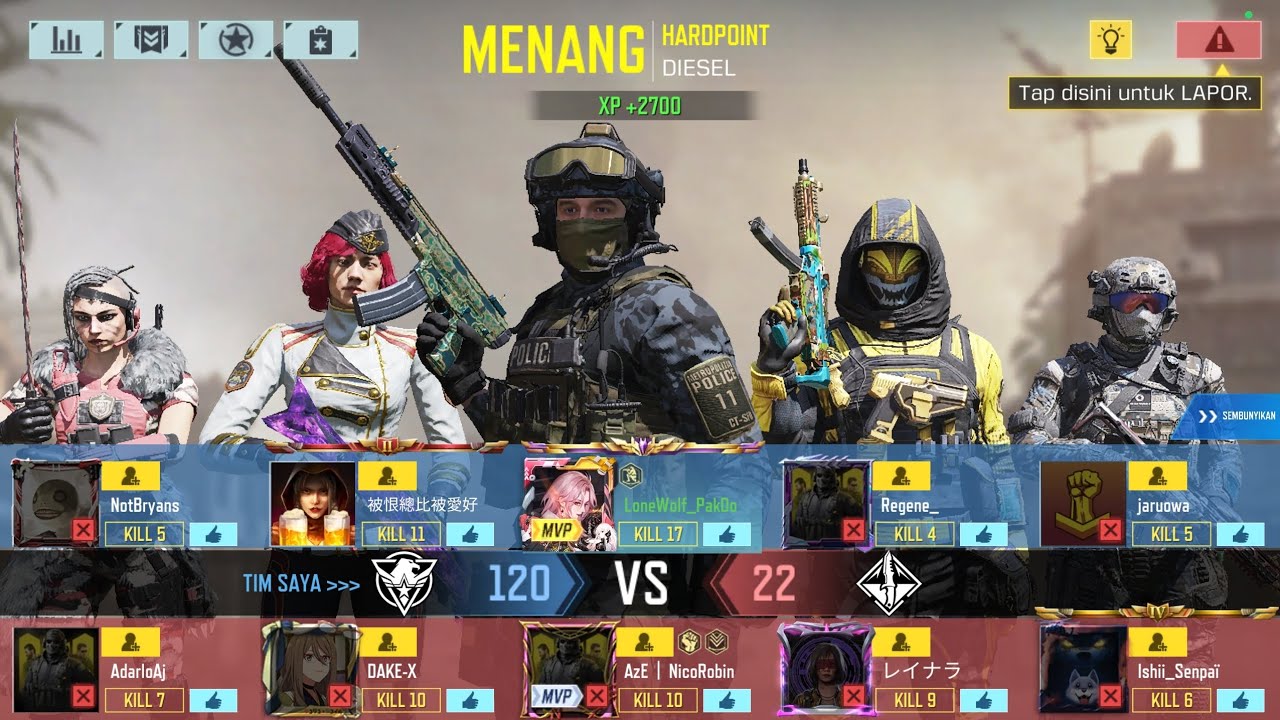 Pak Dooo | CODM Indonesia | HARDPOINT - DIESEL 10 JUNI | 120 : 22 | RANKED MATCH | NOCOMMENTARY‼ ...