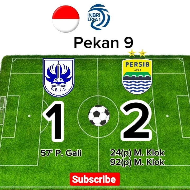 BRI Liga 1 2023 Pekan 9 l PSIS vs Persib #briliga12023 #shorts - YouTube