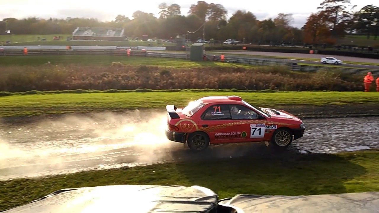 Neil Howard Stage Rally 2016 at Oulton Park Circuit - YouTube