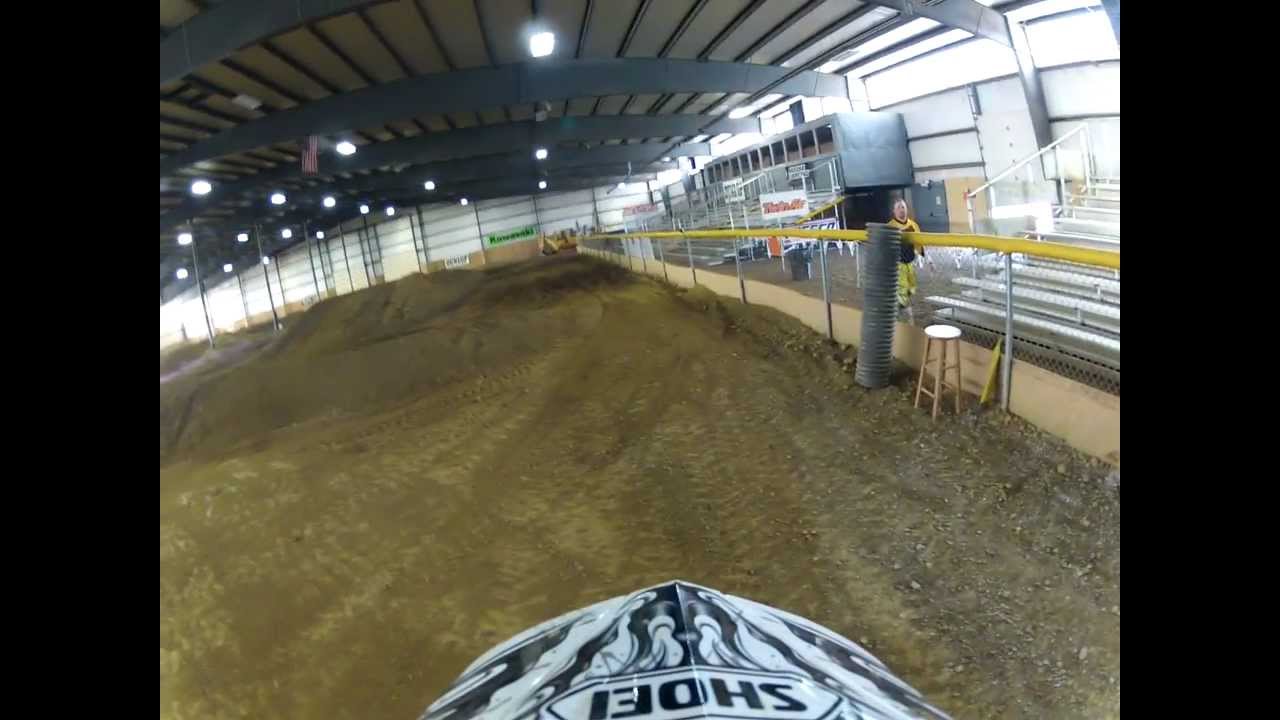 NEMX indoor helmet cam 10/21/12 NEW TRACK! - YouTube