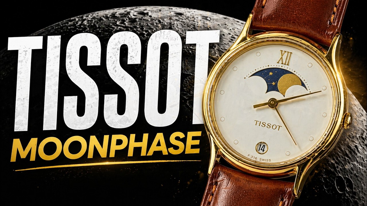 Vintage Elegance: Tissot Quartz Moon Phase F356 Review - YouTube