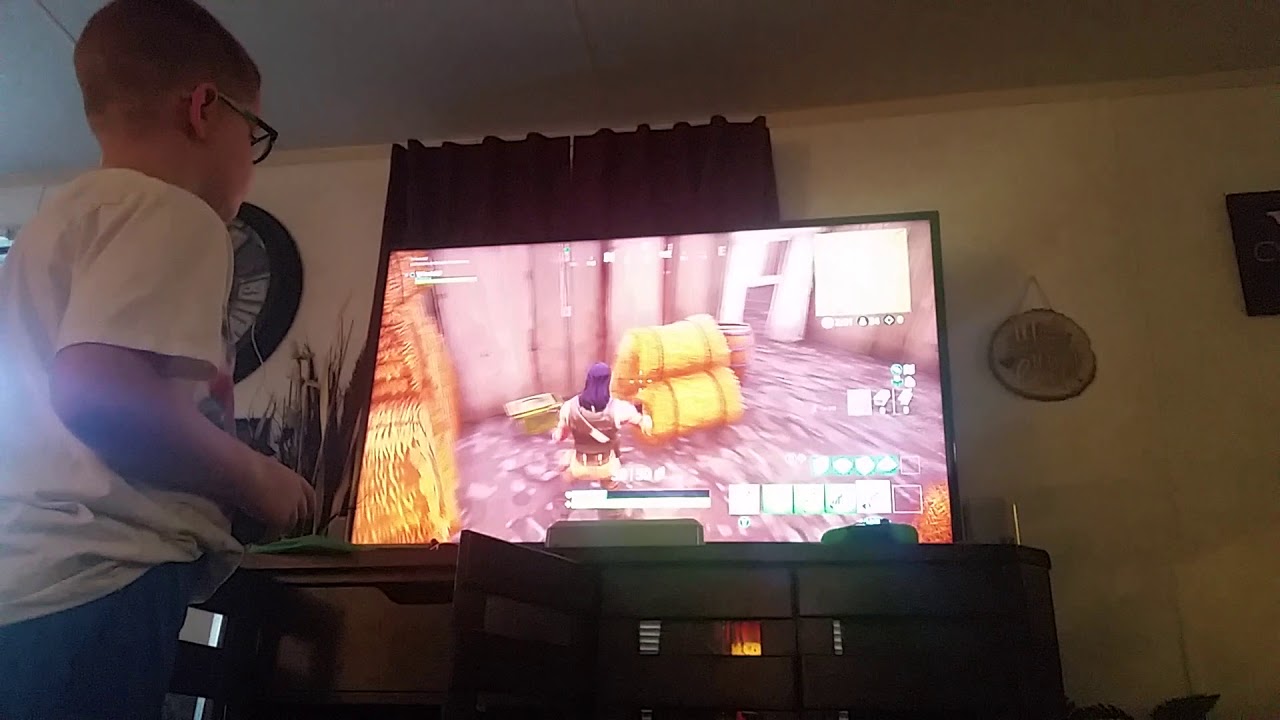 First fortnight game play - YouTube