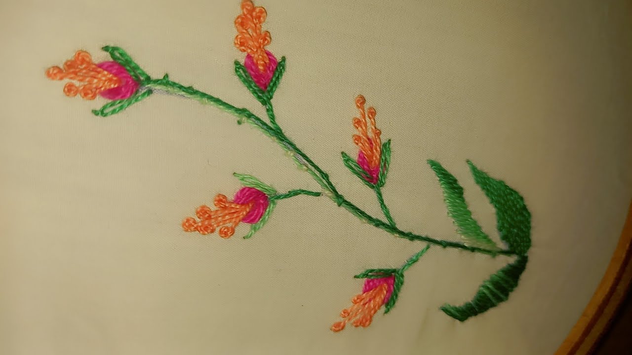 bail Flower Embroidery || embroidery patterns || embroidery tutorials ...