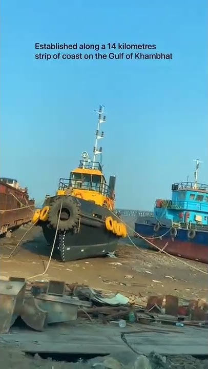 Asia's Largest Ship Recycling yard Alang - YouTube