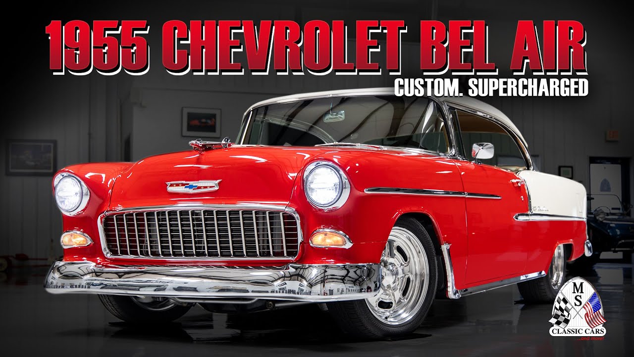 1955 Chevrolet Bel Air Custom - Supercharged Restomod - YouTube