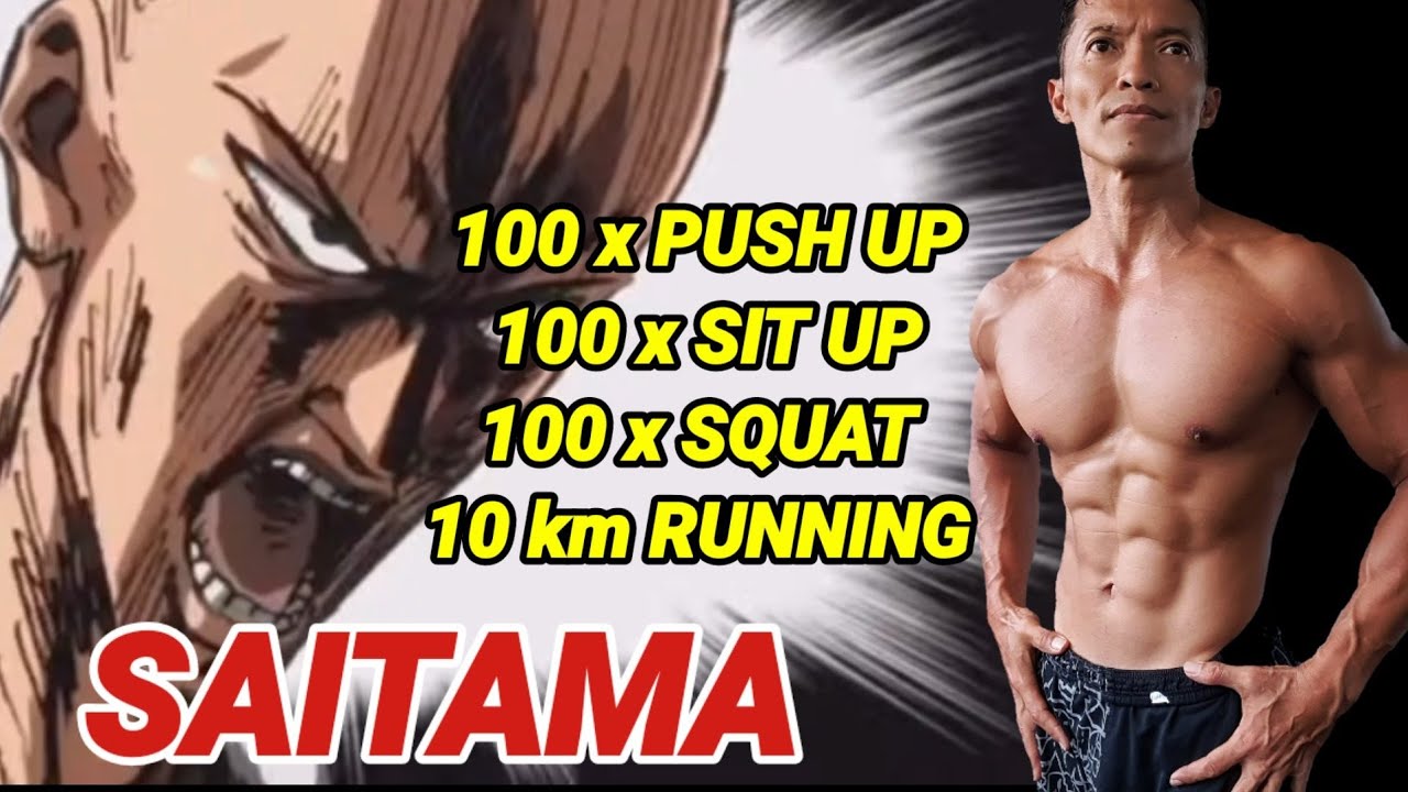Train like one punch man | Program latihan SAITAMA - YouTube