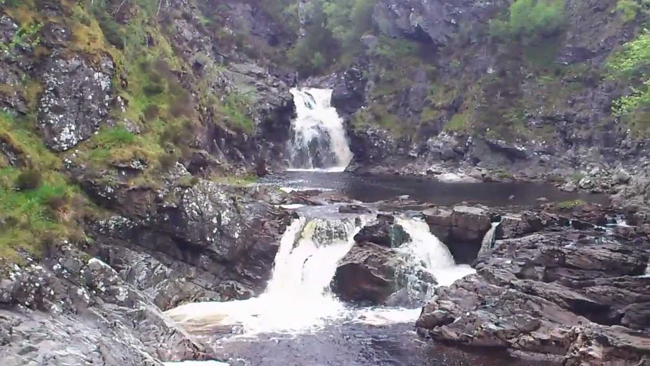 Bridge at Falls of Tarf, Glen Tilt, Scotland 360 Degree View - YouTube