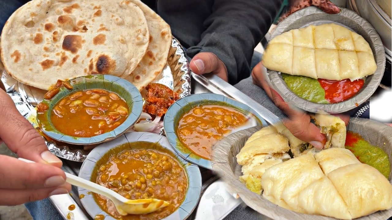 Streetfood At MCLEODGANJ MAIN MARKET | SIDDU STREET FOOD | RAJMA DAL ...