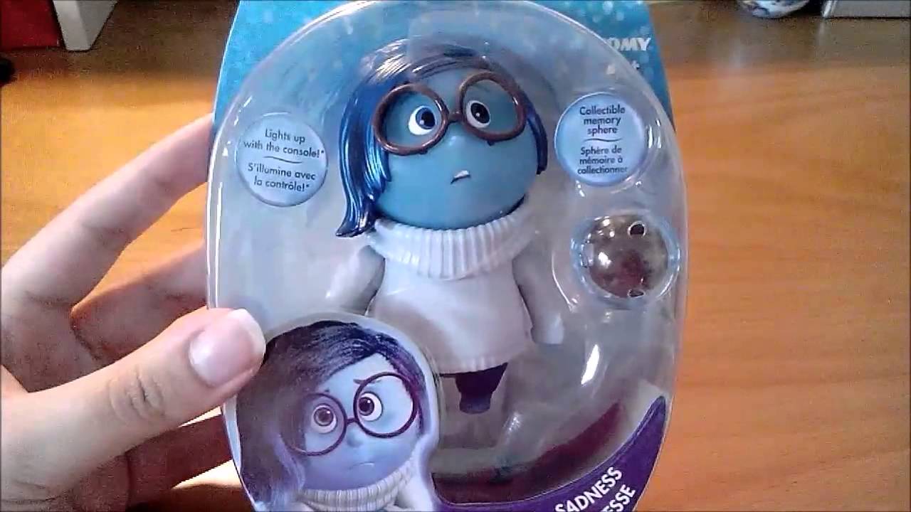 #DisneyMerchandise: Tristezza Small Figure Inside Out (Tomy) - YouTube