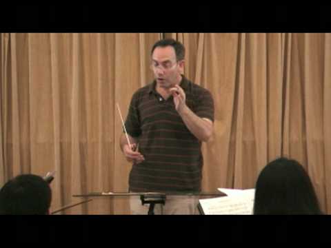 Benjamin Loeb conducts Beethoven Sym #3, mvt 1 in Rehearsal (#4 of 5 ...