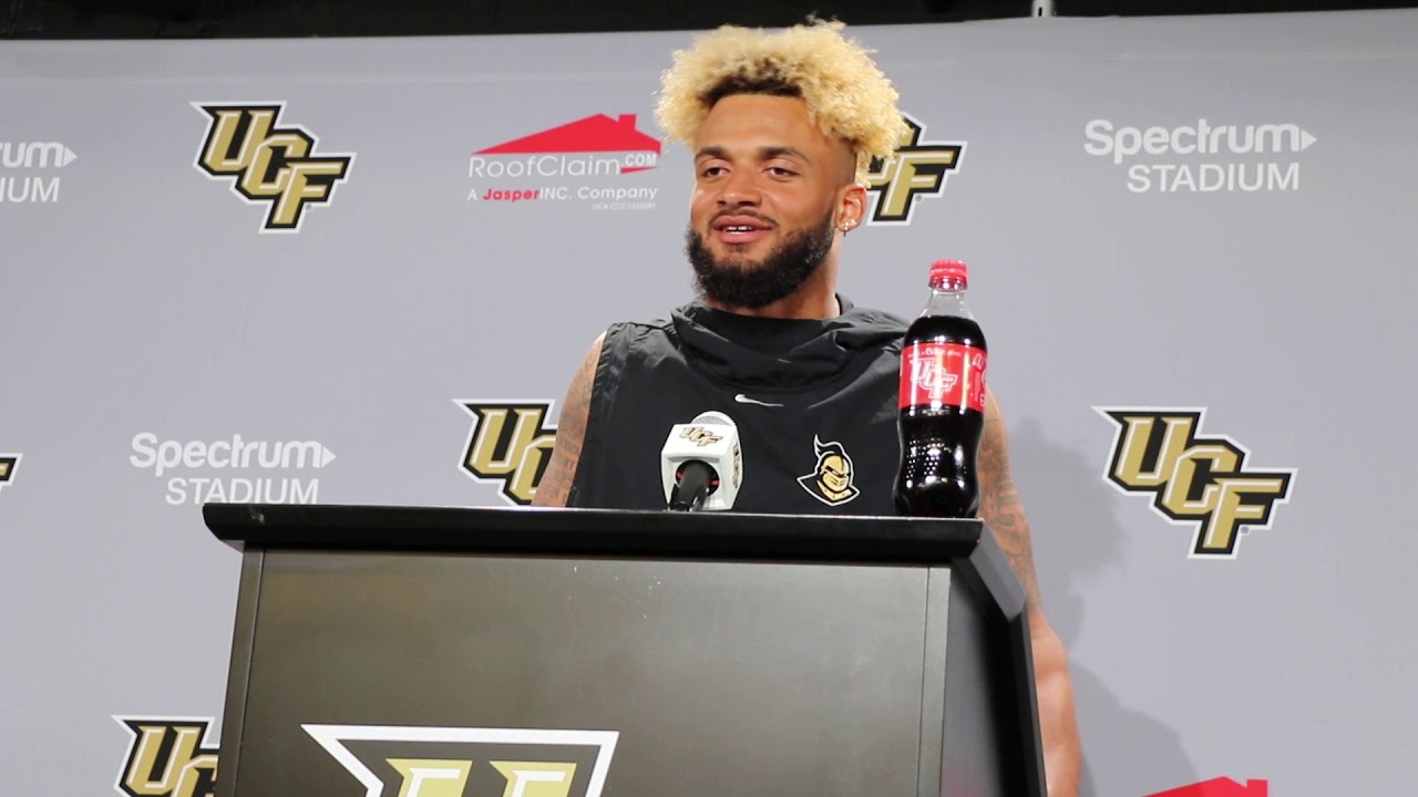 UCF 34, South Florida 7 - WR Gabriel Davis Press Conference - YouTube